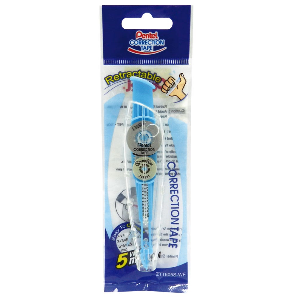 Corrector retráctil surtido 3 colores Pentel – Nacional Librería